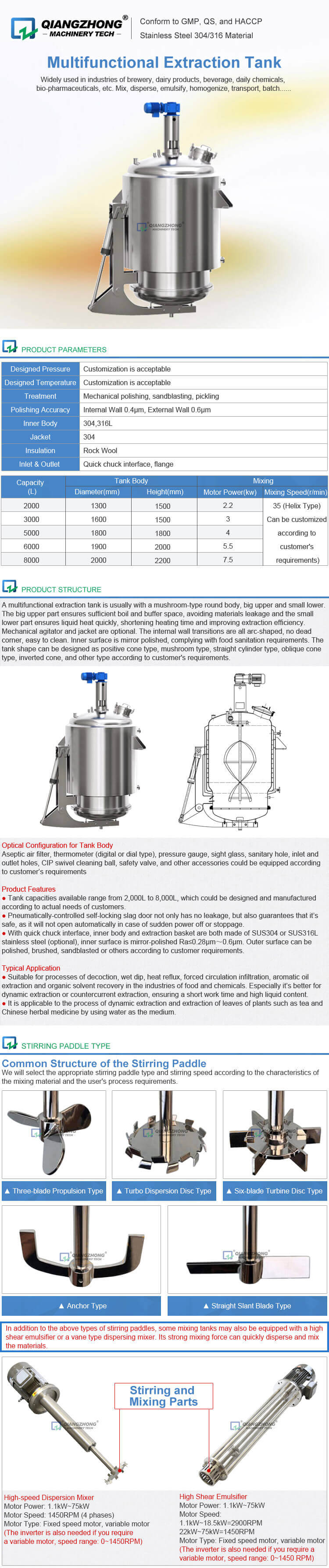 China Multifunctional Extraction Tank Manufacturers & Suppliers ...