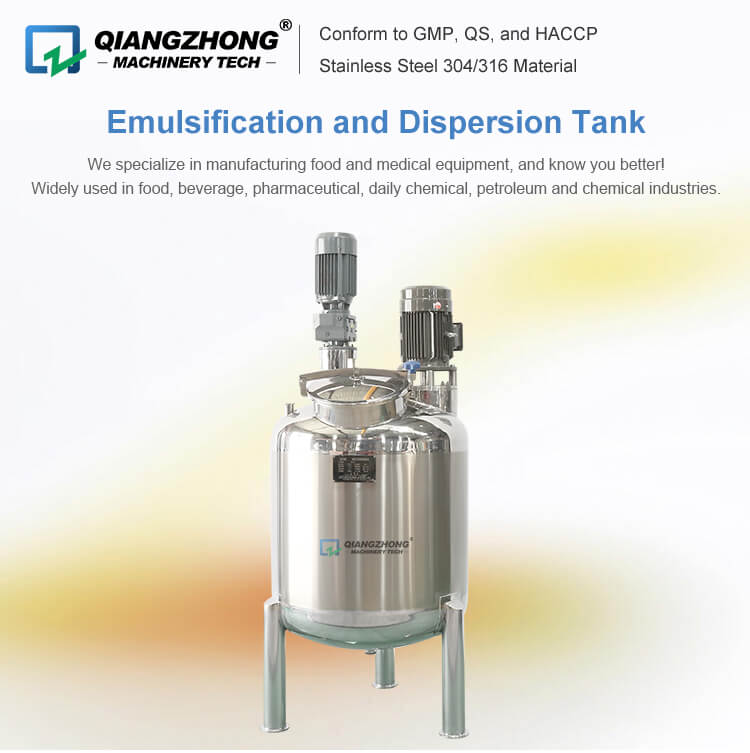 China Emulsification and Dispersion Tank Manufacturers & Suppliers ...